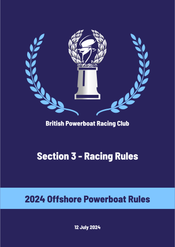 2025 Rule Books - British Powerboat Racing Club